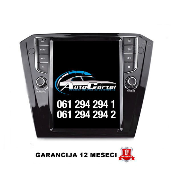 VW Passat B8 Android multimedija navigacija touch screen 10 inča Tesla ...