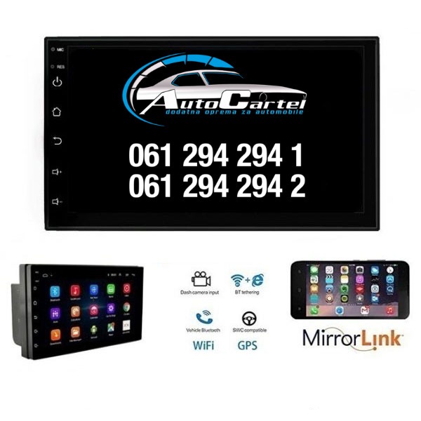 PEUGEOT 207, 307, PARTNER MULTIMEDIJA ANDROID NAVIGACIJA TOUCH SCREEN 7 ...